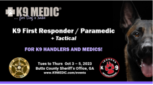 Events from January 9 – January 10, 2023 – K9 MEDIC
